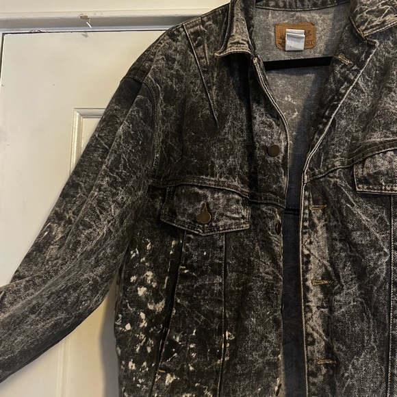 Action West | Jackets & Coats | Acid Wash Denim Jacket | Poshmark